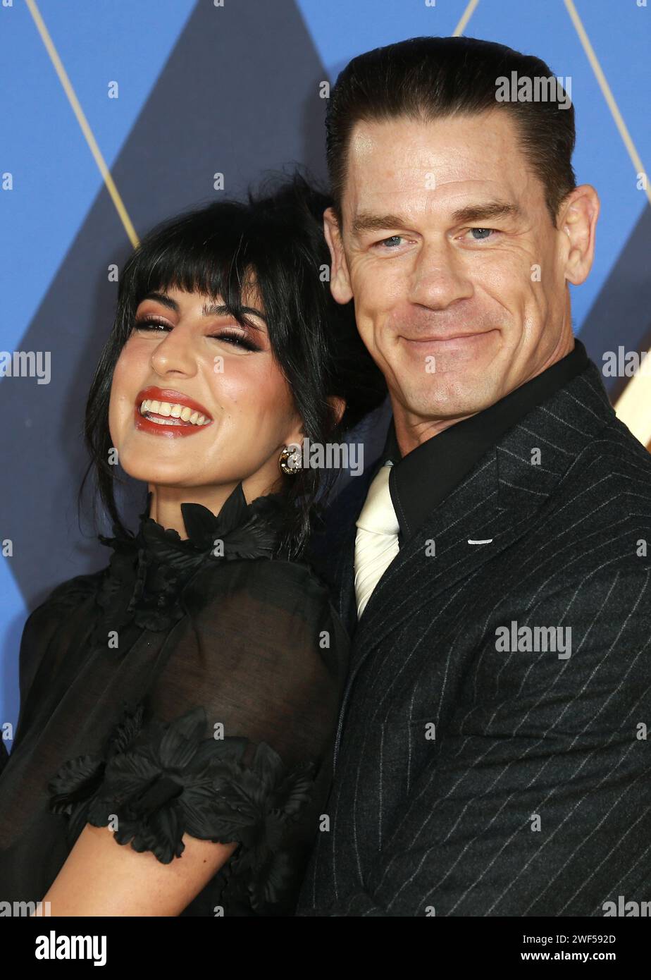 Shay Shariatzadeh and John Cena attend the World Premiere of "Argylle ...