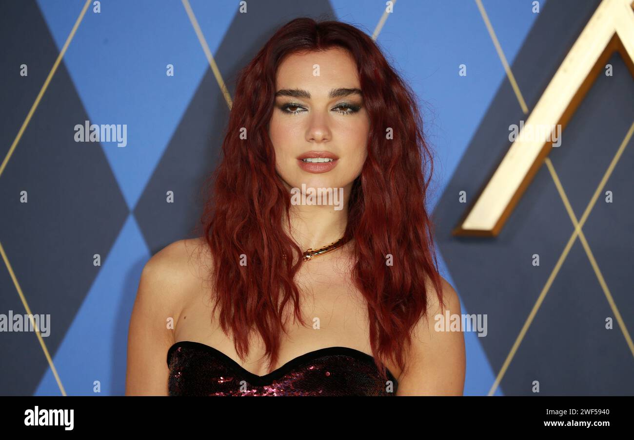 Dua Lipa attends the World Premiere of "Argylle" at the Odeon Luxe ...