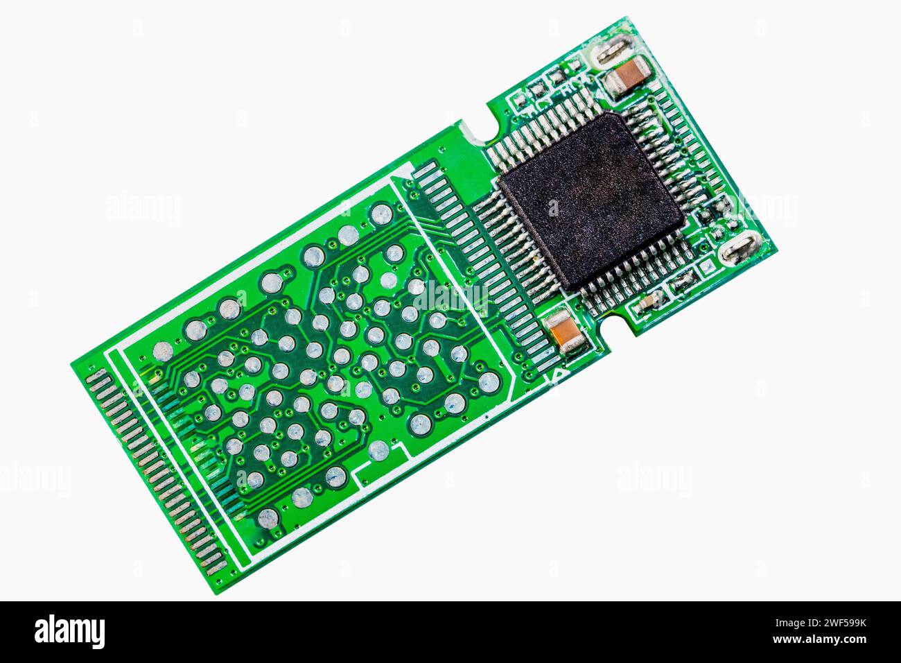 Circuit board top view Cut Out Stock Images & Pictures - Alamy