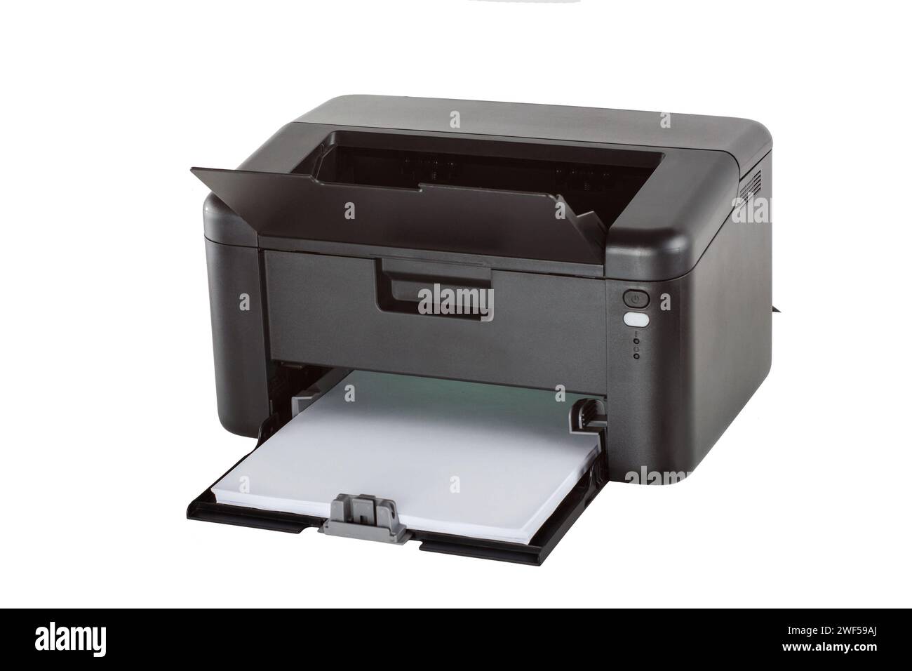 Printer isolated on white background Stock Photo - Alamy