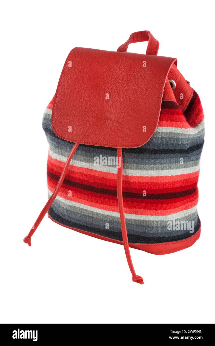 Red leather outfit hi-res stock photography and images - Alamy