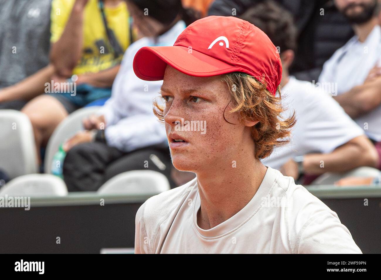 Rome, Italy, May 2019 - Jannik Sinner play at IBI 2019 Credits: Luigi ...