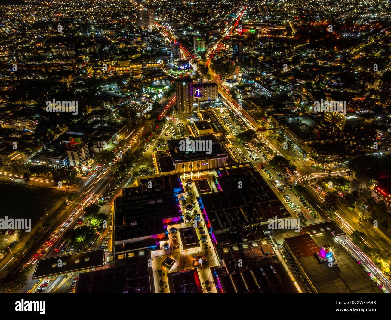 A shopping center located at the intersection of Av. Lopez Mateos and ...