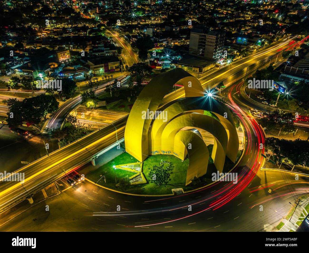 Officially the Arcos del Tercer Milenio Third Millennium Arches is a ...