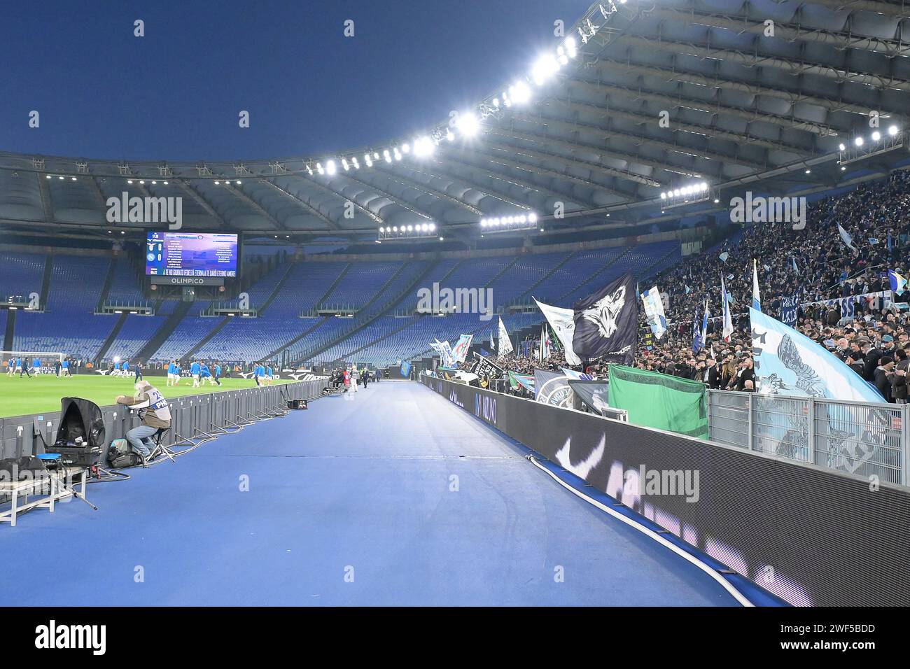 Stadio Olimpico, Rome, Italy. 28th Jan, 2024. Serie A Football, Lazio ...