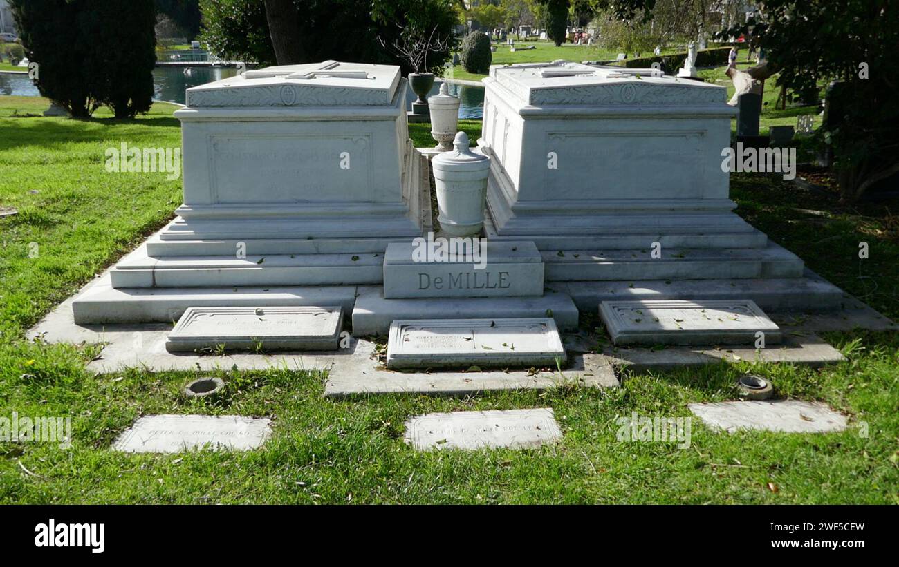 Los Angeles, California USA 27th January 2024 Cecil B. DeMille Family ...