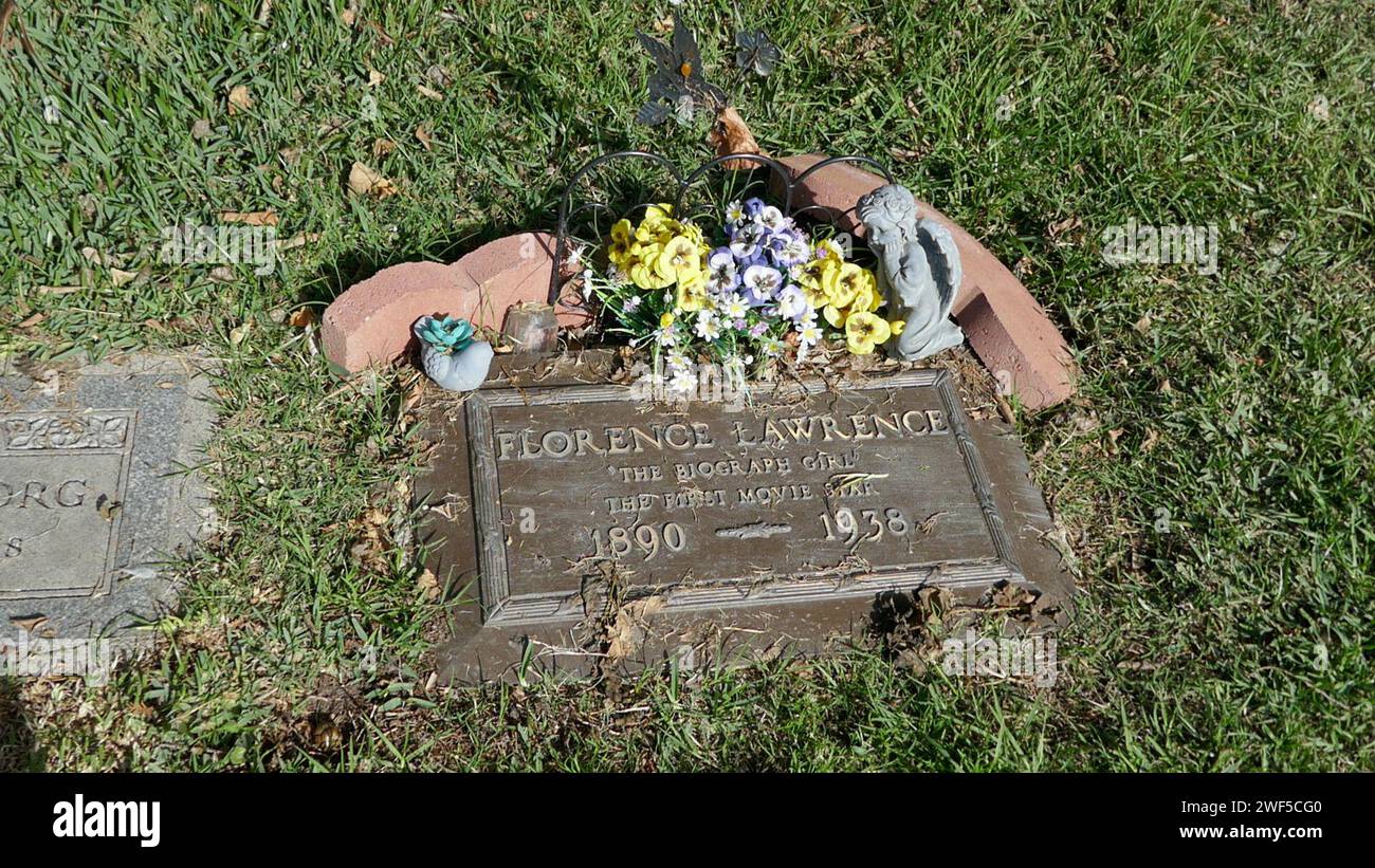 Los Angeles, California USA 27th January 2024 Actress Florence Lawrence ...