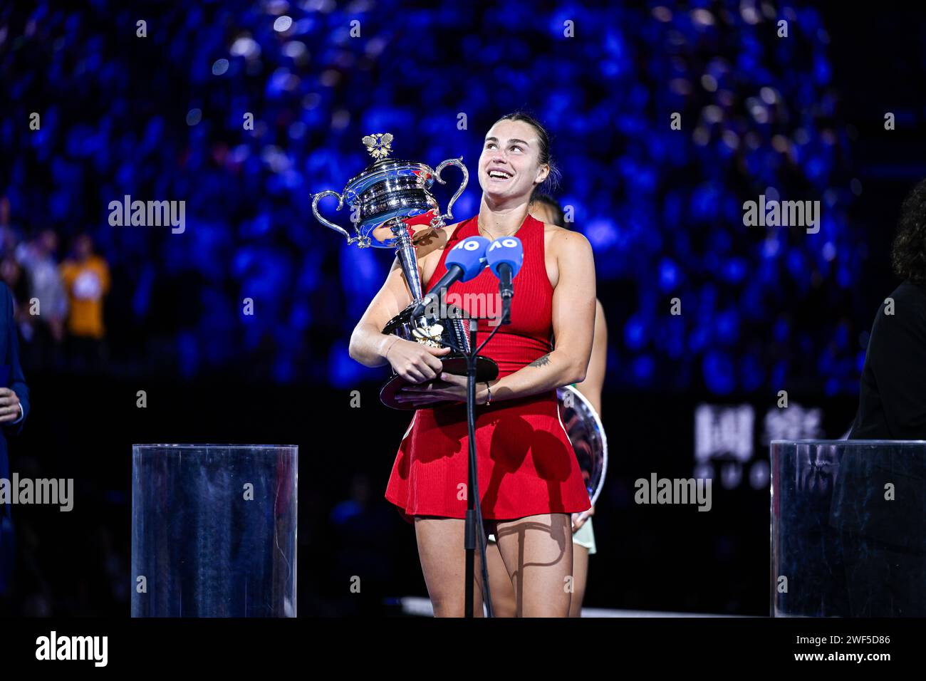 Aryna sabalenka australian open trophy hi-res stock photography and images - Alamy