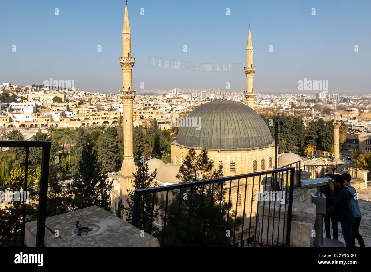 The 12th-century Grand Mosque of Urfa, top view, Sanliurfa mosque ...