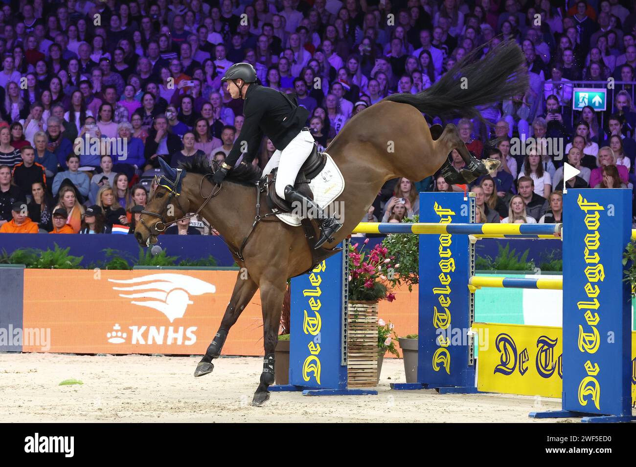 AMSTERDAM, NETHERLANDS - JANUARY 28 : Daniel Coyle (IRL) Legacy winner ...