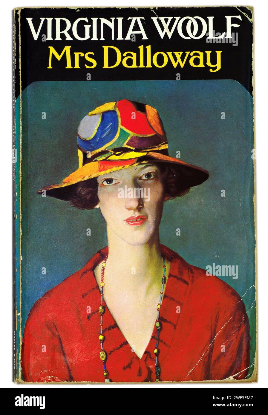 Mrs Dalloway by Virginia Woolf. Book cover on light / white background ...