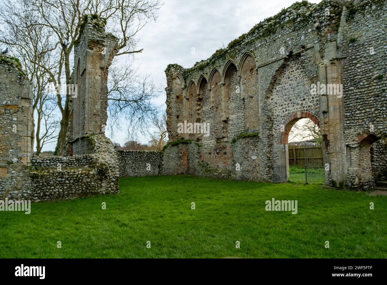 Sheringham, Norfolk, UK – January 27 2024. The ancient and abandoned ...