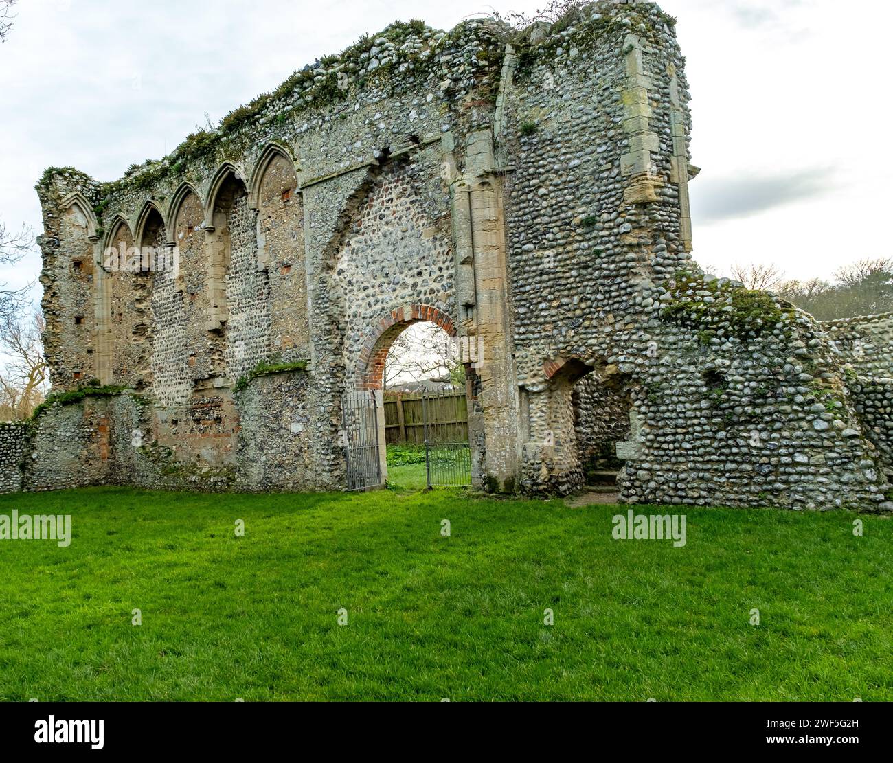 Sheringham, Norfolk, UK – January 27 2024. The ancient and abandoned ...