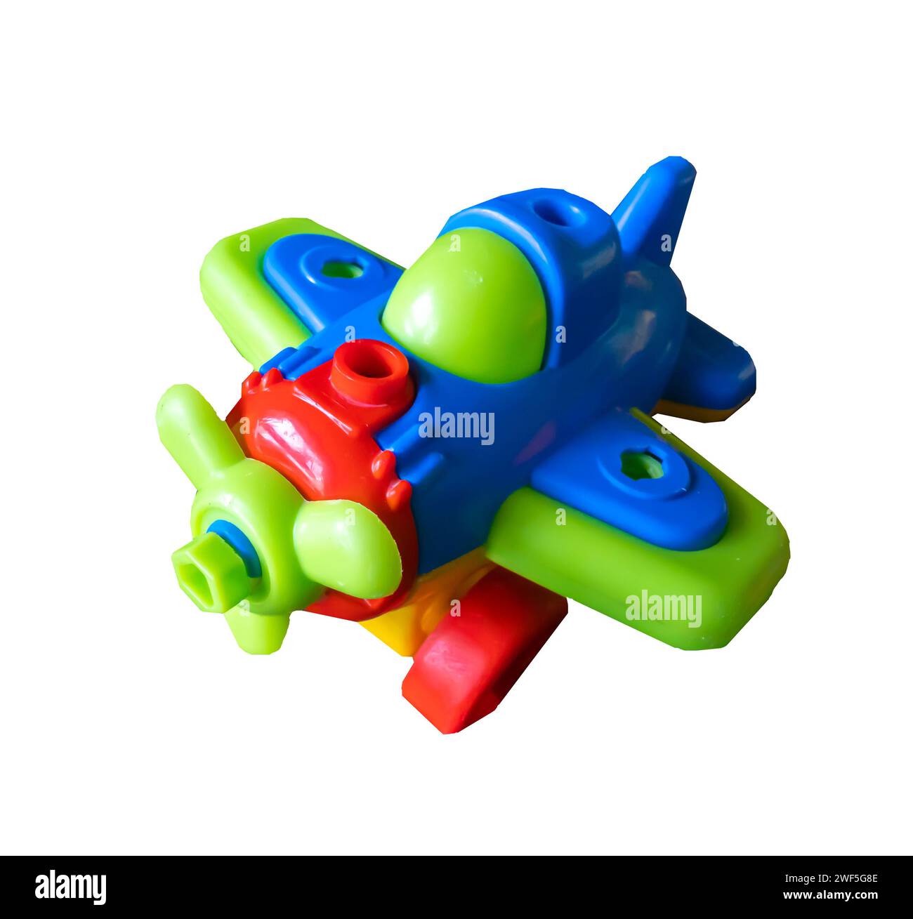 Simple children's toy colorful plastic toy constructed, airplane toys ...