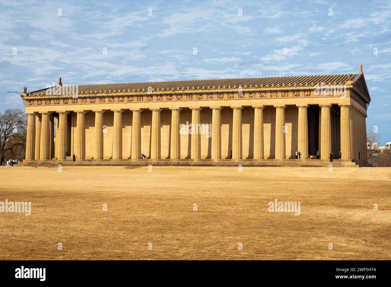 Nashville, TN, USA - 12-24-2023: Parthenon Replica at Centennial Park ...