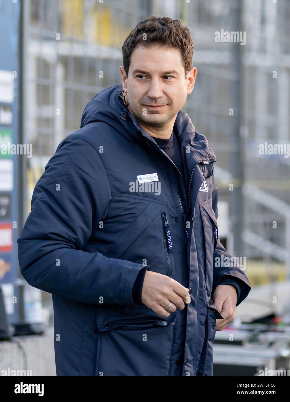 Muenchen, Deutschland. 28th Jan, 2024. Chef-Trainer Argirios Giannikis ...