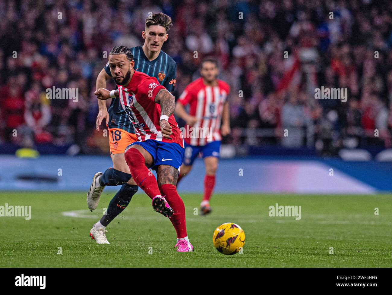 28th January 2024; Metropolitano Stadium, Madrid, Spain, Spanish La ...