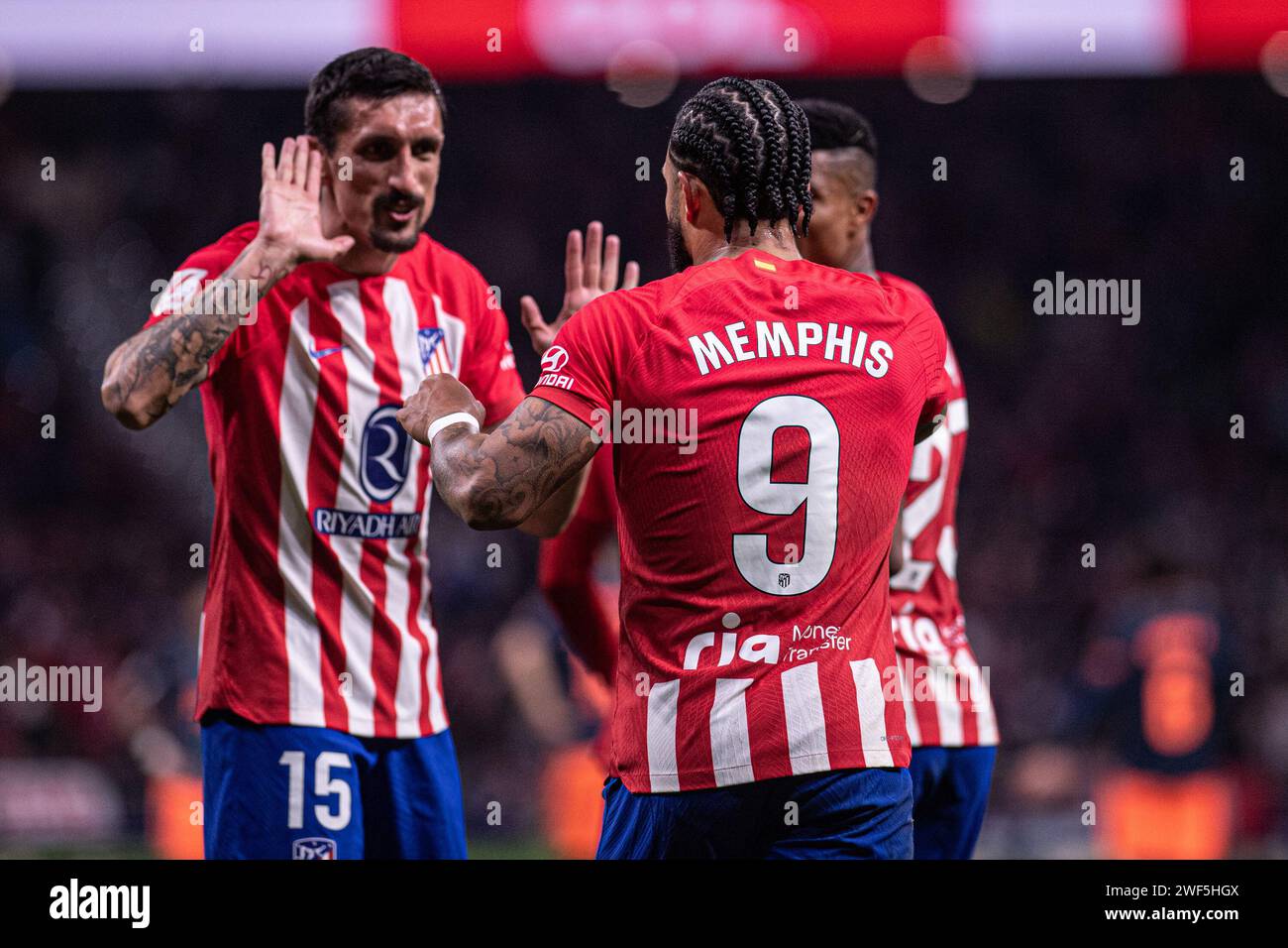 Madrid, Spain. 28th January 2024; Metropolitano Stadium, Madrid, Spain ...