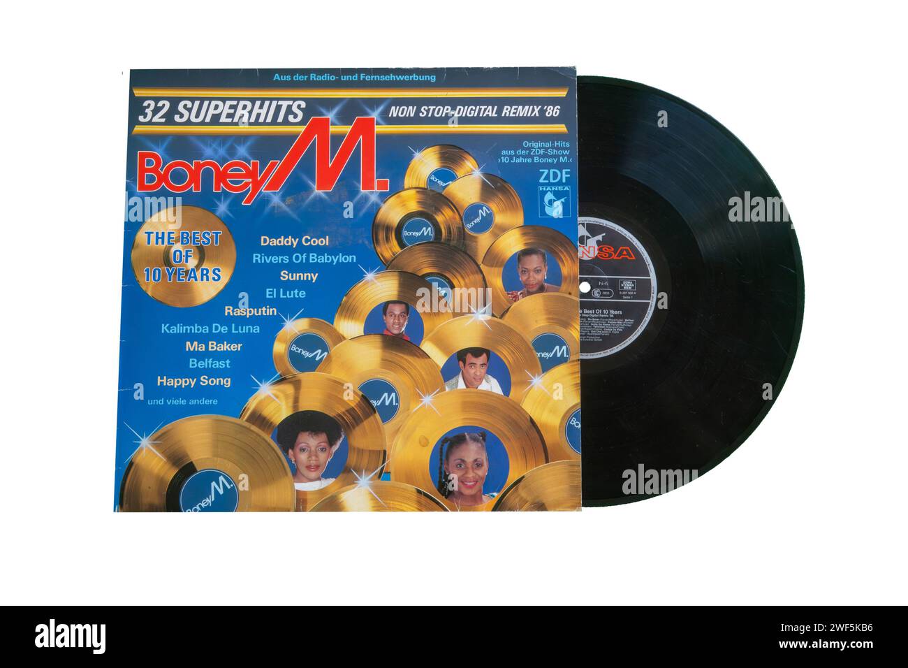 Cover of the album NON-STOP DIGITAL REMIX '86 by the German disco group ...