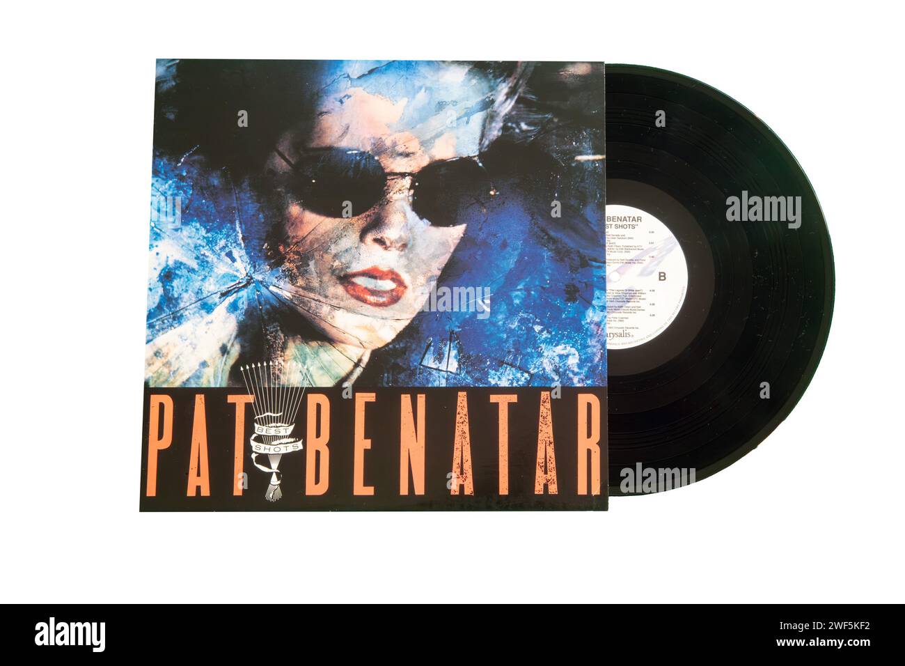 Cover of the greatest hits album BEST SHOTS by the American singer PAT ...