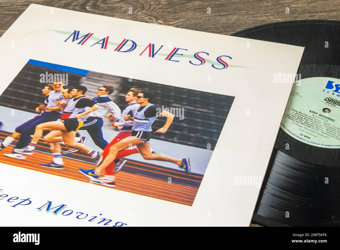 Cover of the album KEEP MOVING by the British pop band MADNESS from ...