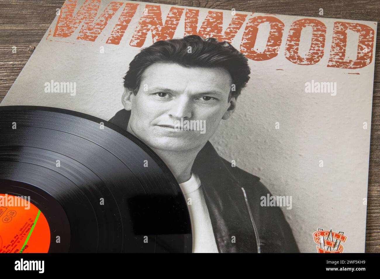 Cover of the album ROLL WITH IT by English singer STEVE WINWOOD from ...