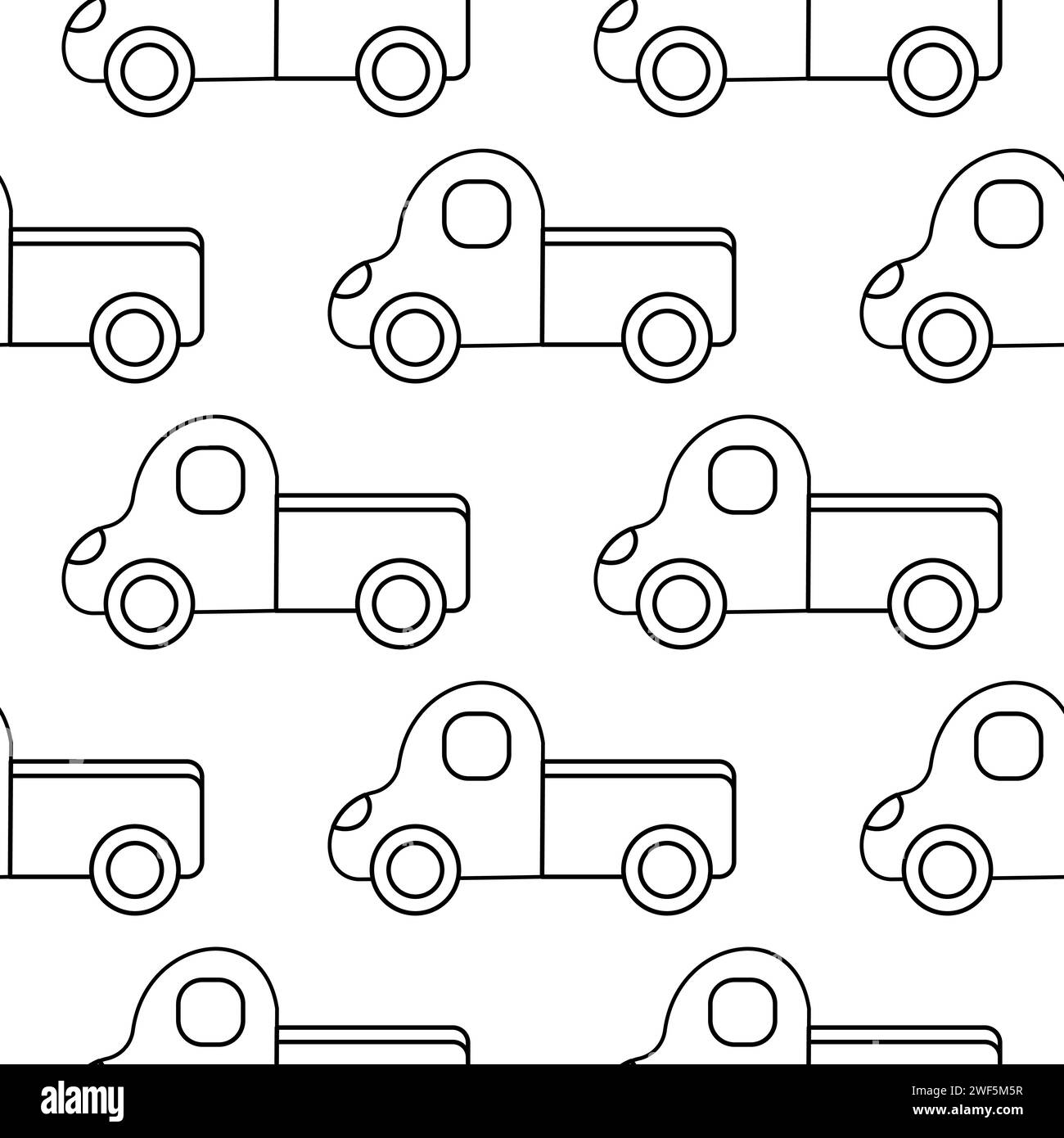 Boy pickup truck Stock Vector Images - Alamy