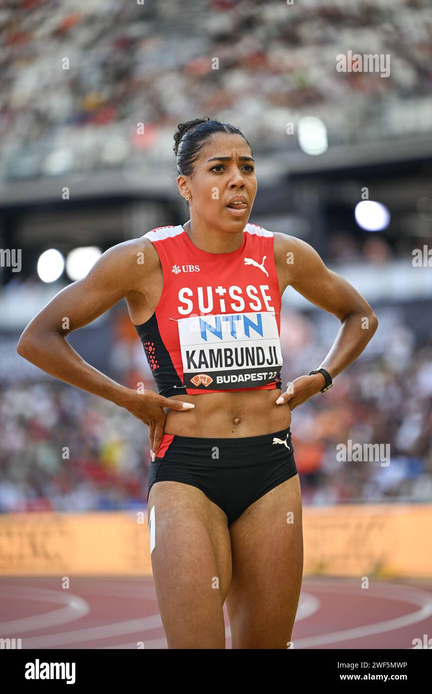 Mujinga KAMBUNDJI participating in the 100 meters at the World ...