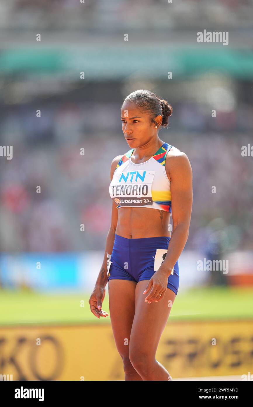Ángela Gabriela TENORIO participating in the 100 meters at the World ...
