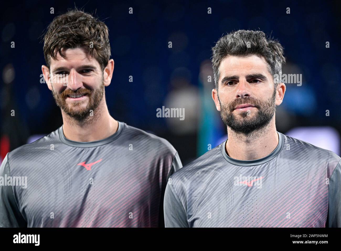 Paris, France. 27th Jan, 2024. Andrea Vavassori and Simone Bolelli ...