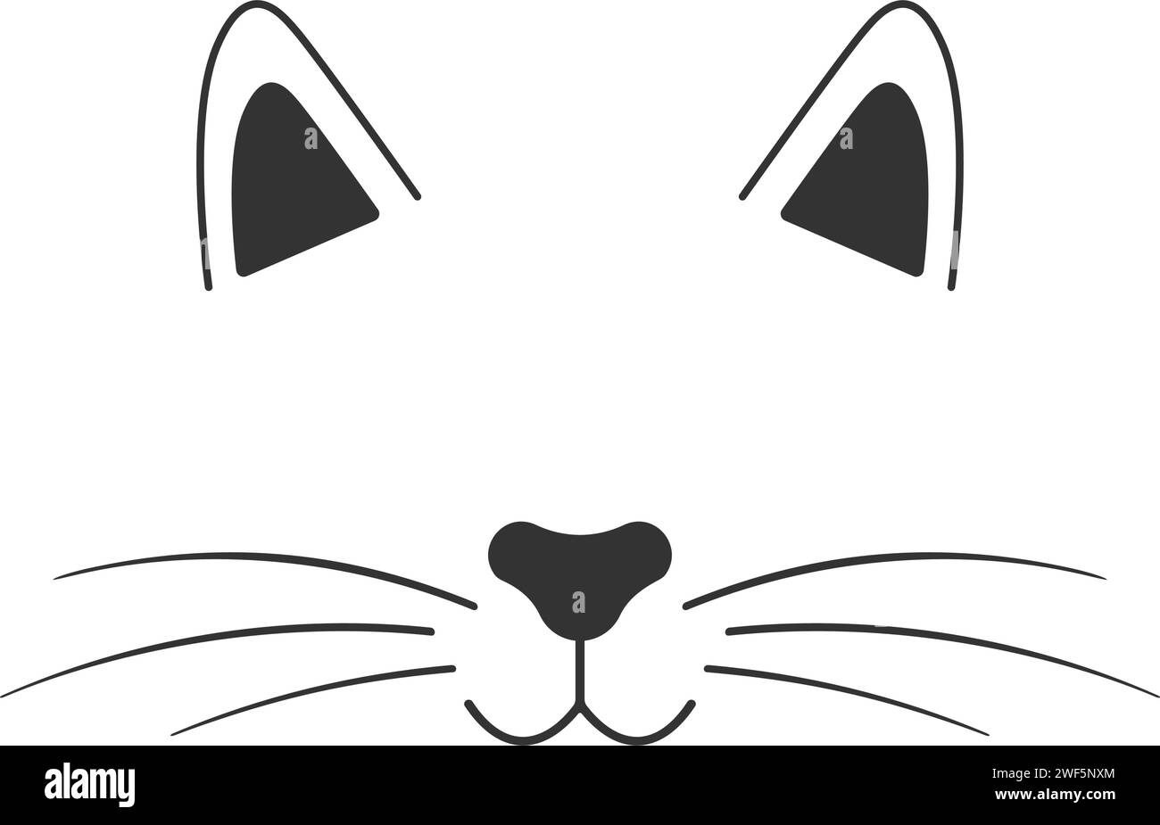 Cat mask Black and White Stock Photos & Images - Alamy