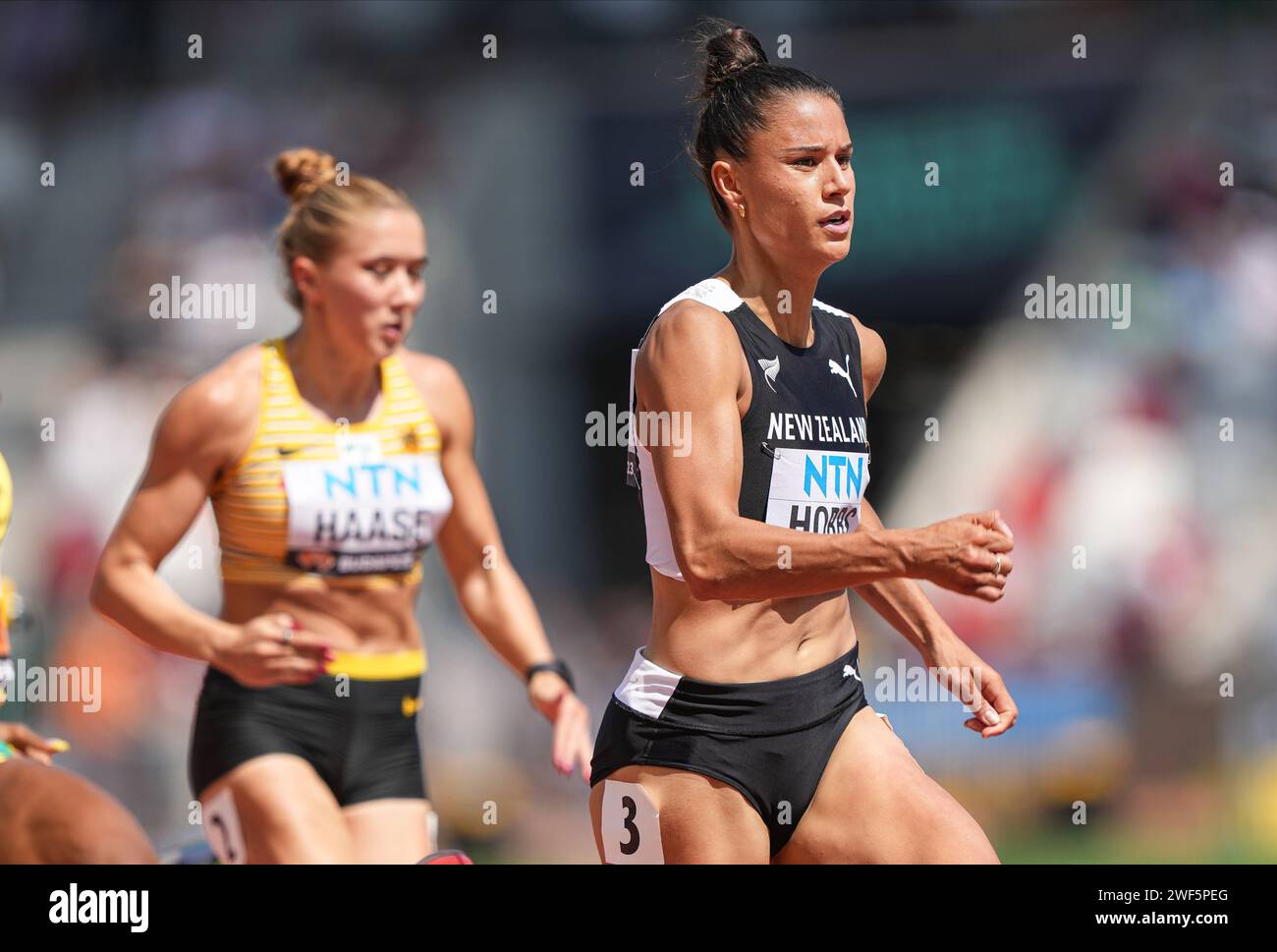 Zoe HOBBS participating in the 100 meters at the World Athletics ...