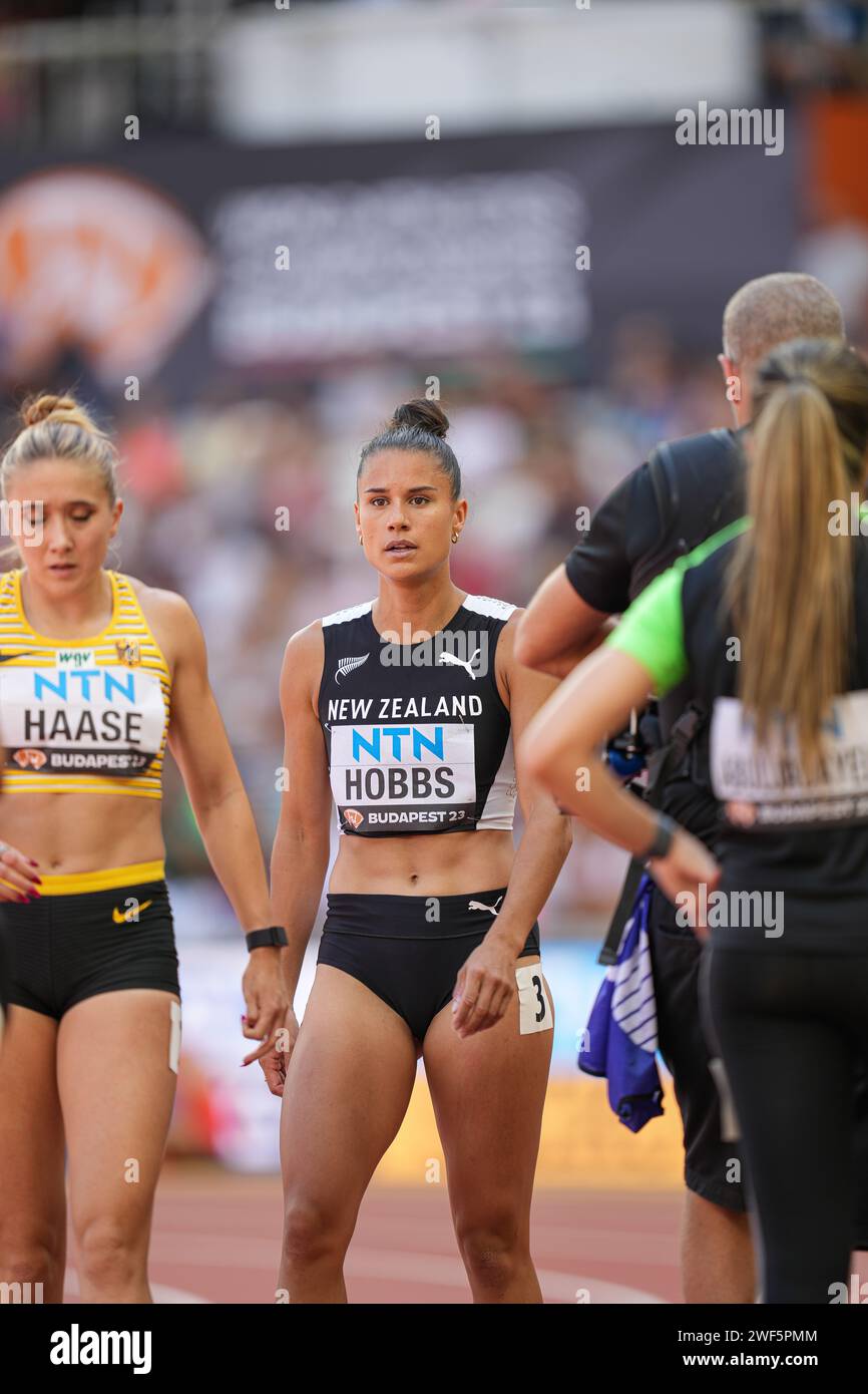 Zoe HOBBS participating in the 100 meters at the World Athletics ...