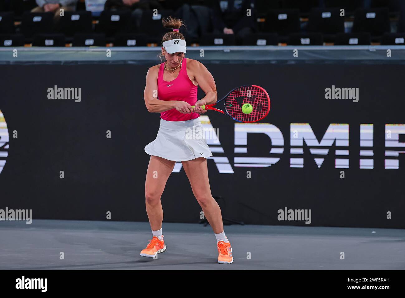 Linz, Upper Austria, Austria. 28th Jan, 2024. Tamara Korpatsch (GER) in action during the Upper ...