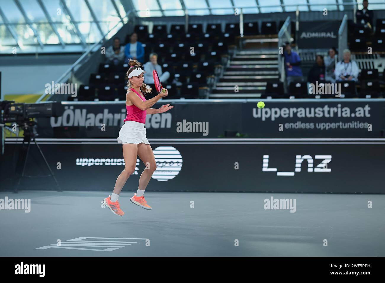 Linz, Upper Austria, Austria. 28th Jan, 2024. Tamara Korpatsch (GER) in action during the Upper ...