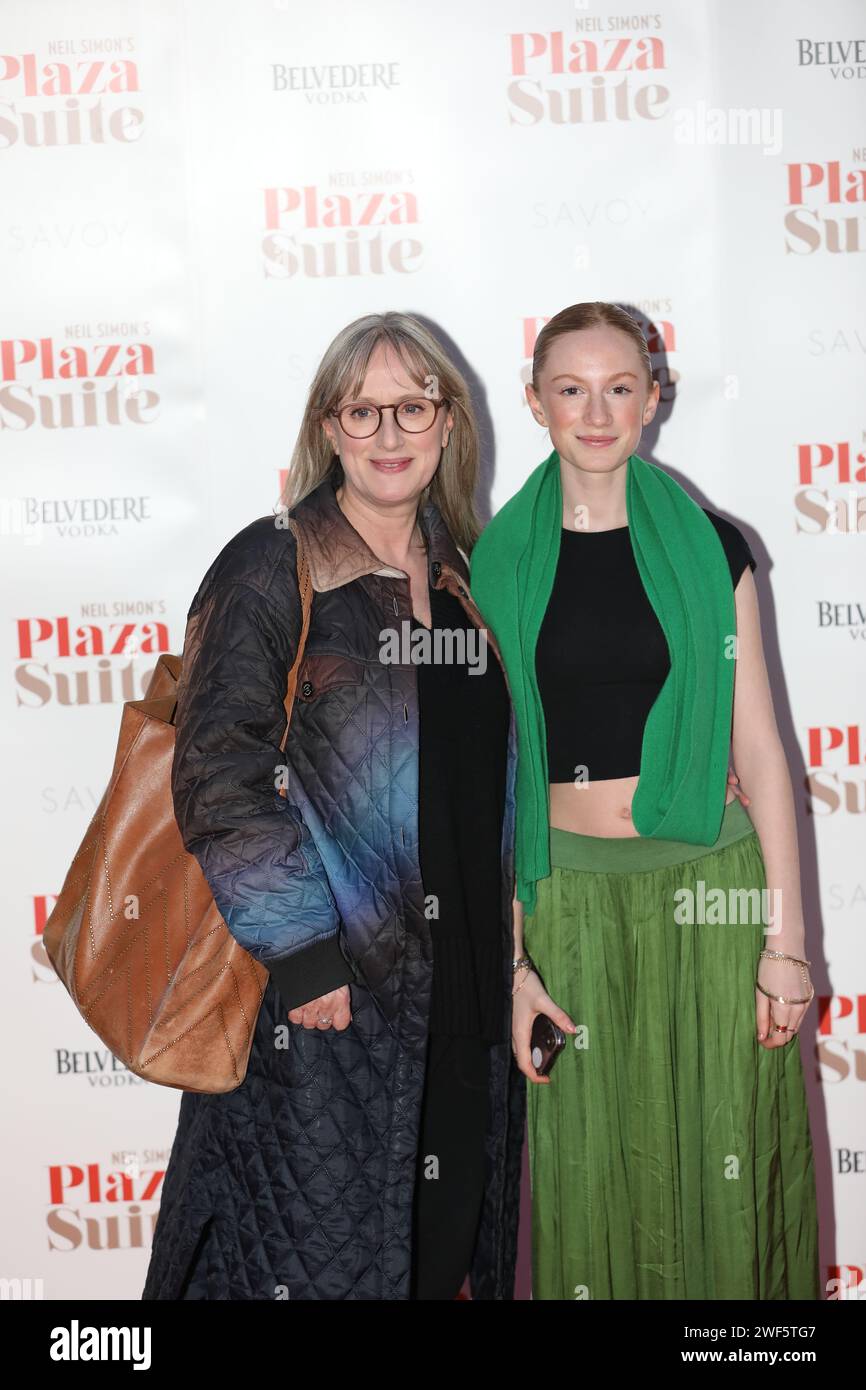 London, UK. 28th Jan, 2024. Jenna Russell and Betsy attend the gala ...