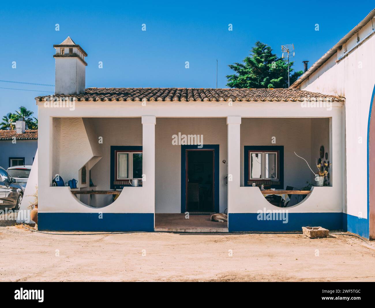 Traditional Alentejo portuguese house in a small village Stock Photo ...