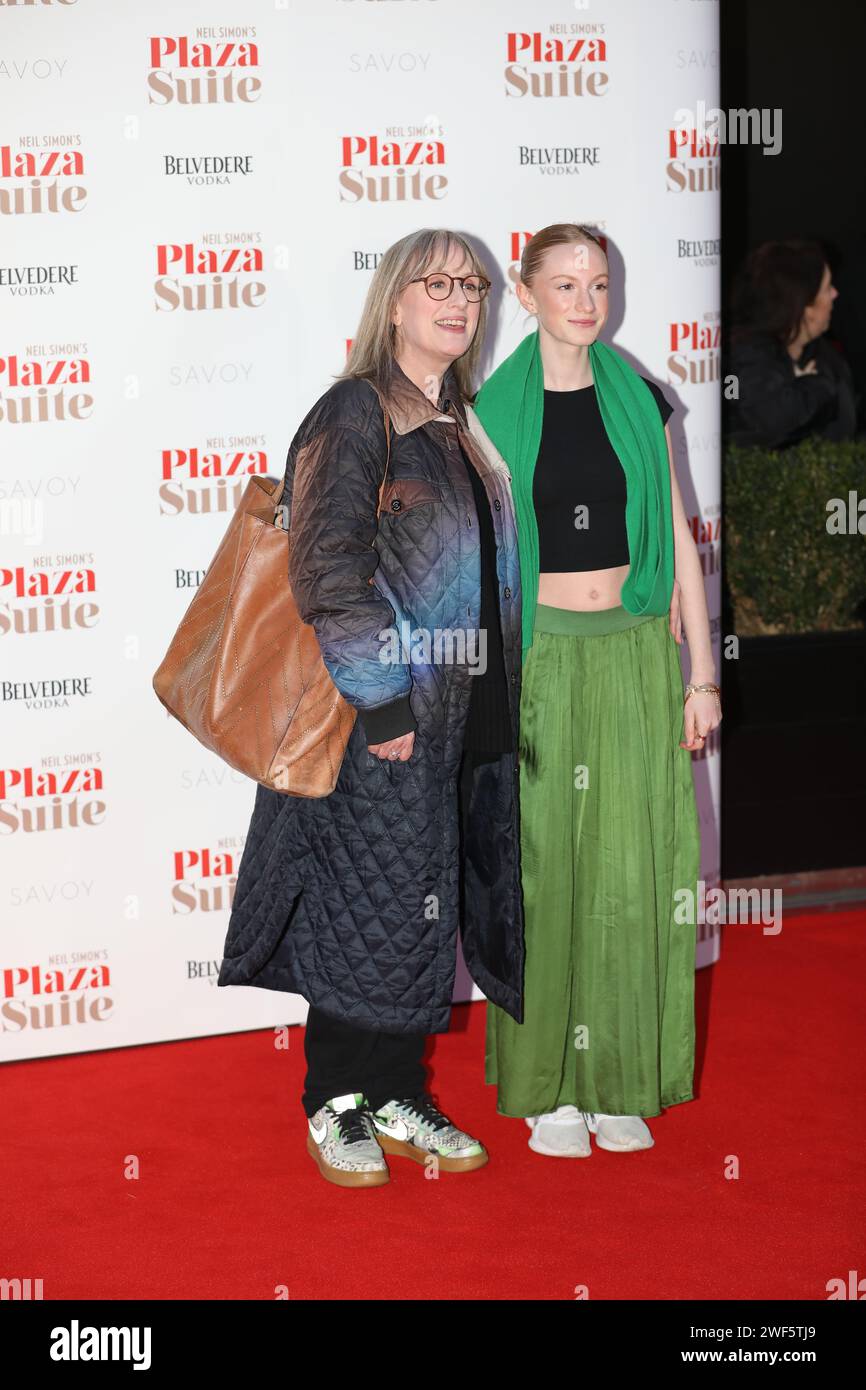 London, UK. 28th Jan, 2024. Jenna Russell and Betsy attend the gala ...