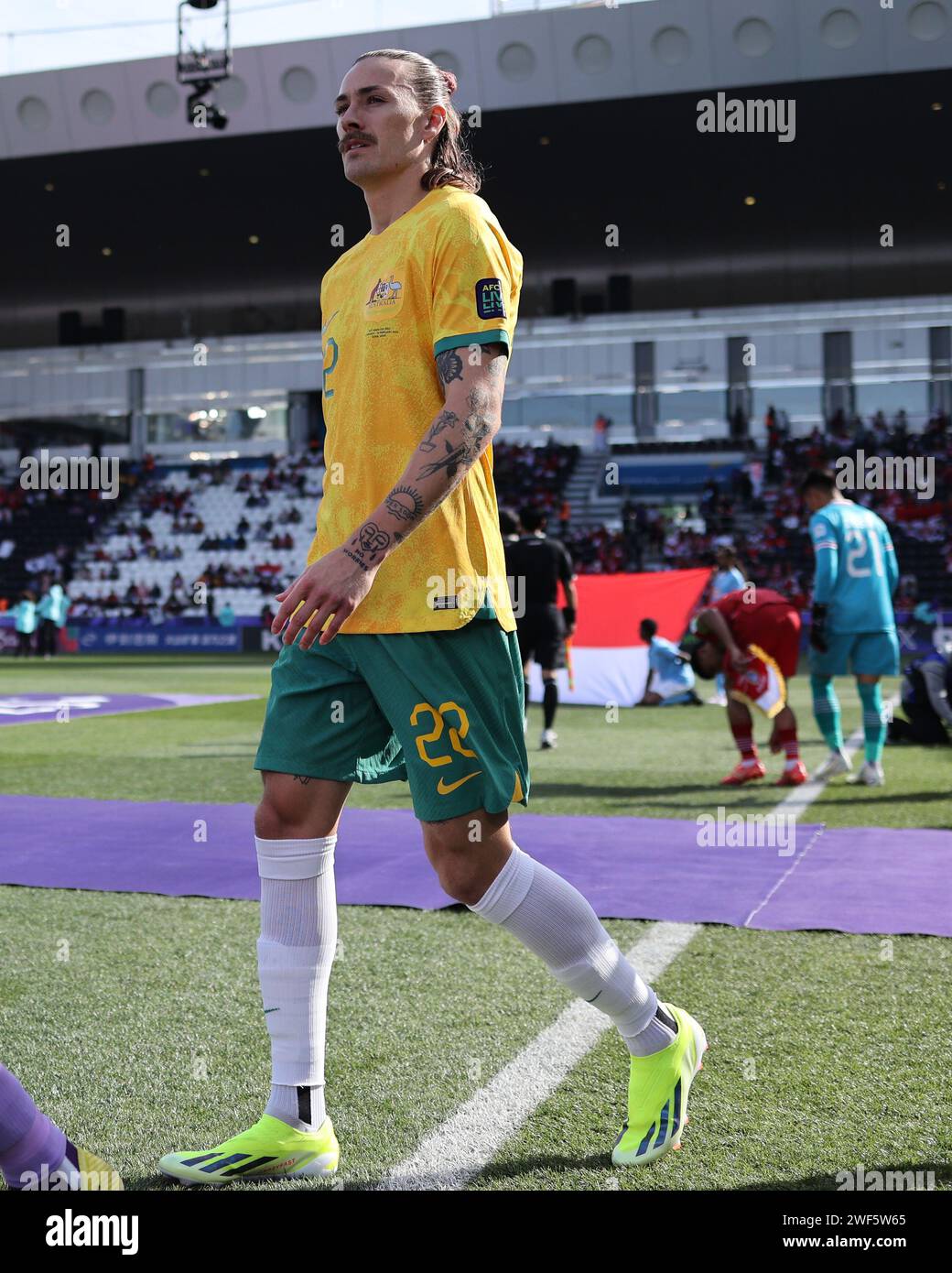 DOHA, QATAR - JANUARY 28: Jackson Irvine of Australia during the AFC ...
