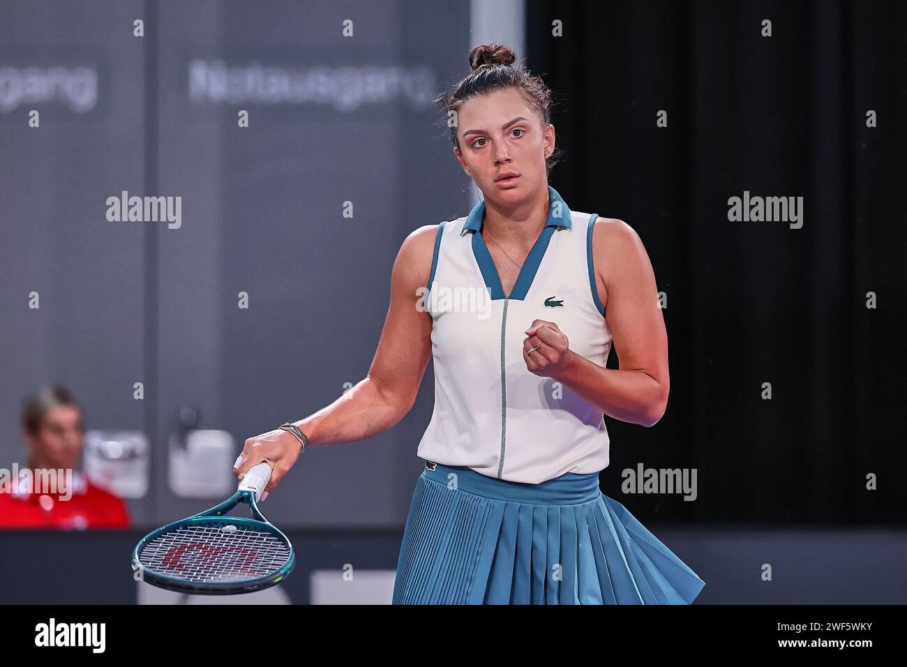 Linz, Upper Austria, Austria. 28th Jan, 2024. Jaqueline Cristian (ROU ...