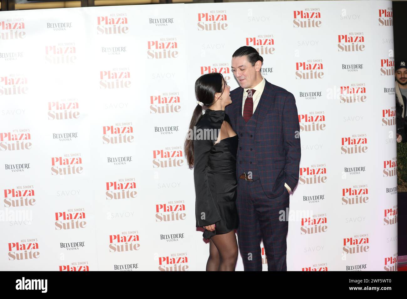 London, UK. 28th Jan, 2024. Aimie Atkinson and John Dagleish attend the ...