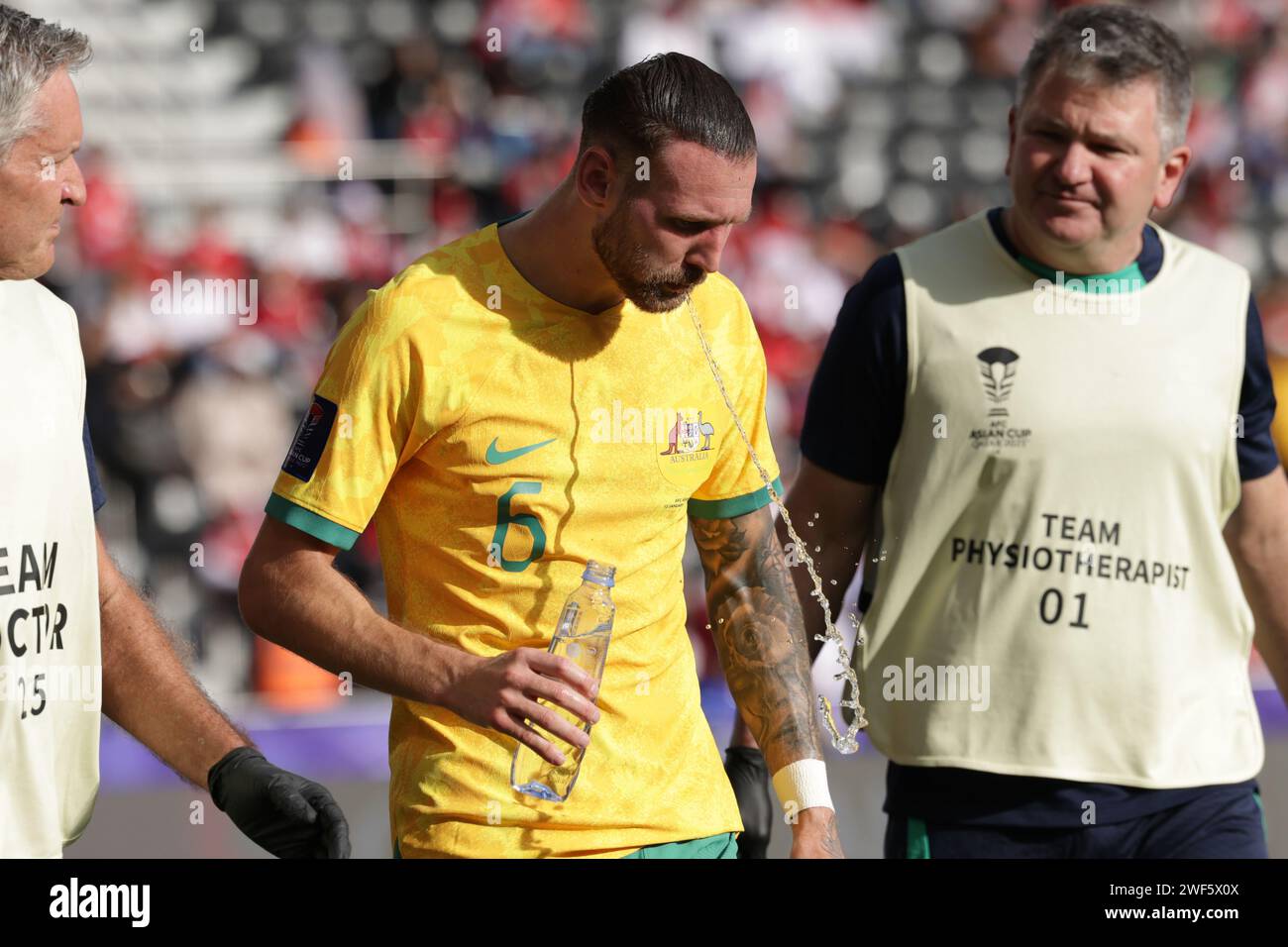 DOHA, QATAR - JANUARY 28: Martin Boyle of Australia during the AFC ...
