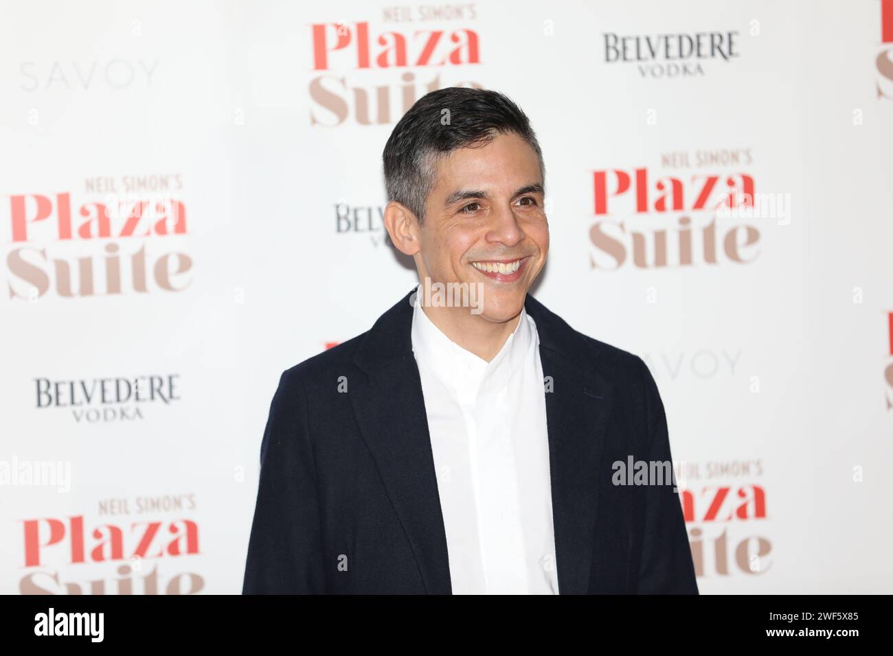 London, UK. 28th Jan, 2024. Matthew Lopez attends the gala performance ...