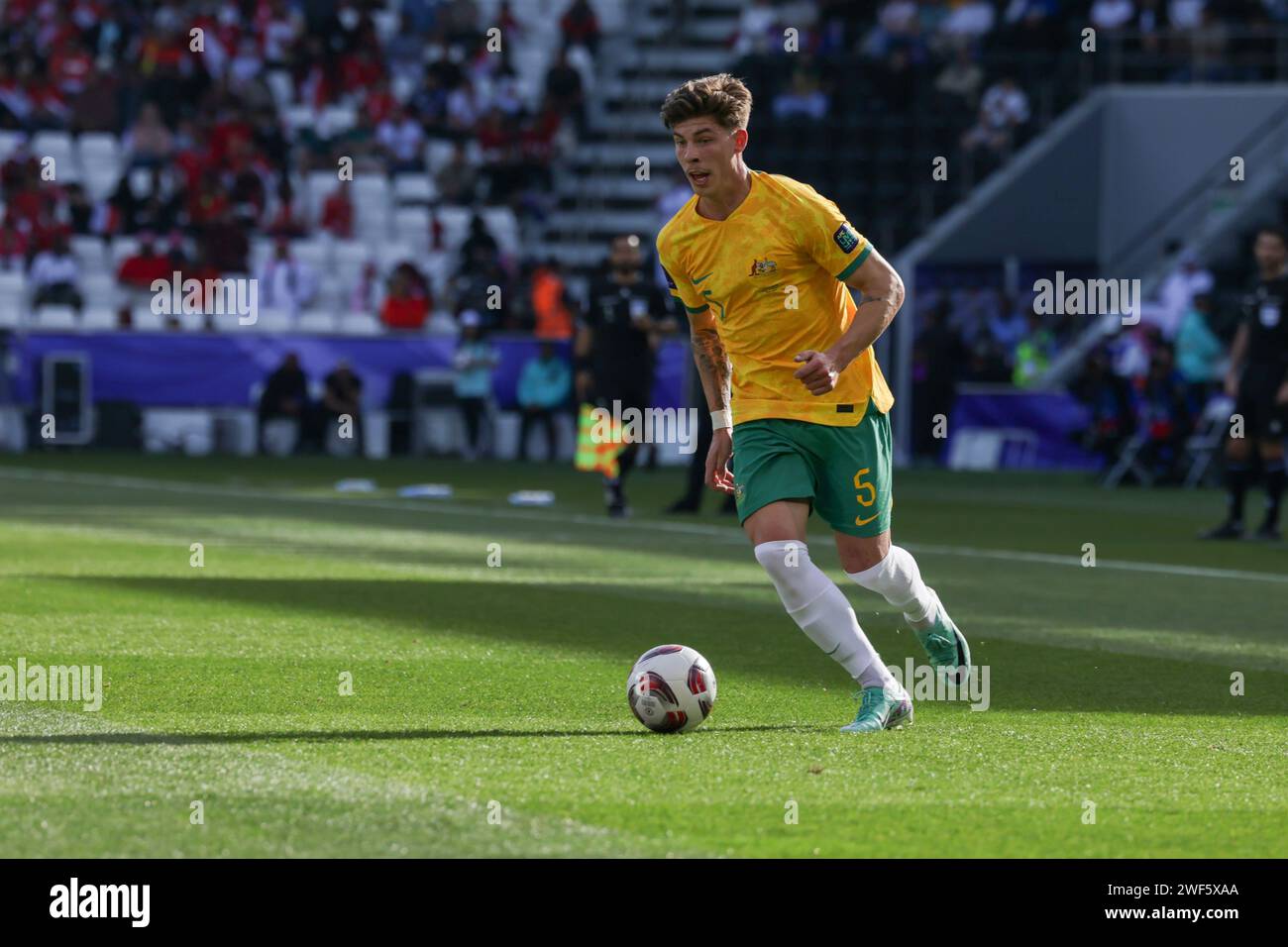 DOHA, QATAR - JANUARY 28: Jordan Bos of Australia during the AFC Asian ...