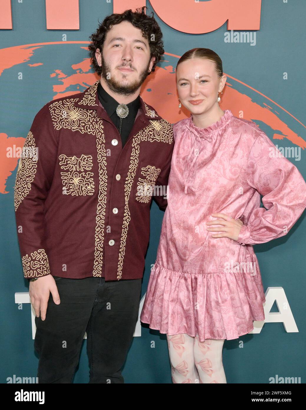 January 27, 2024, Hollywood, California, United States: Frankie Jonas ...