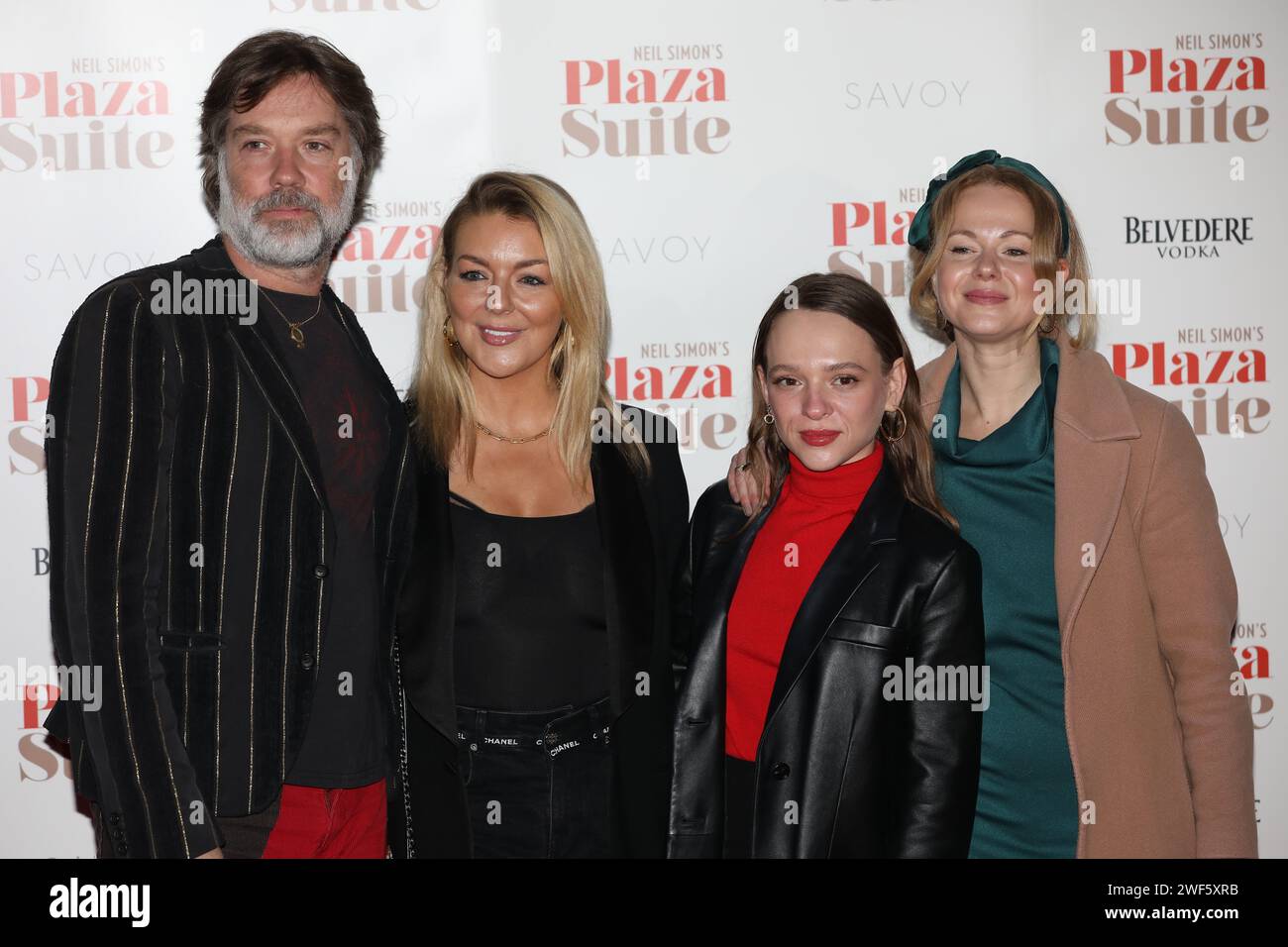 London, UK. 28th Jan, 2024. Amy Lennox, Shira Haas, Sheridan Smith ...