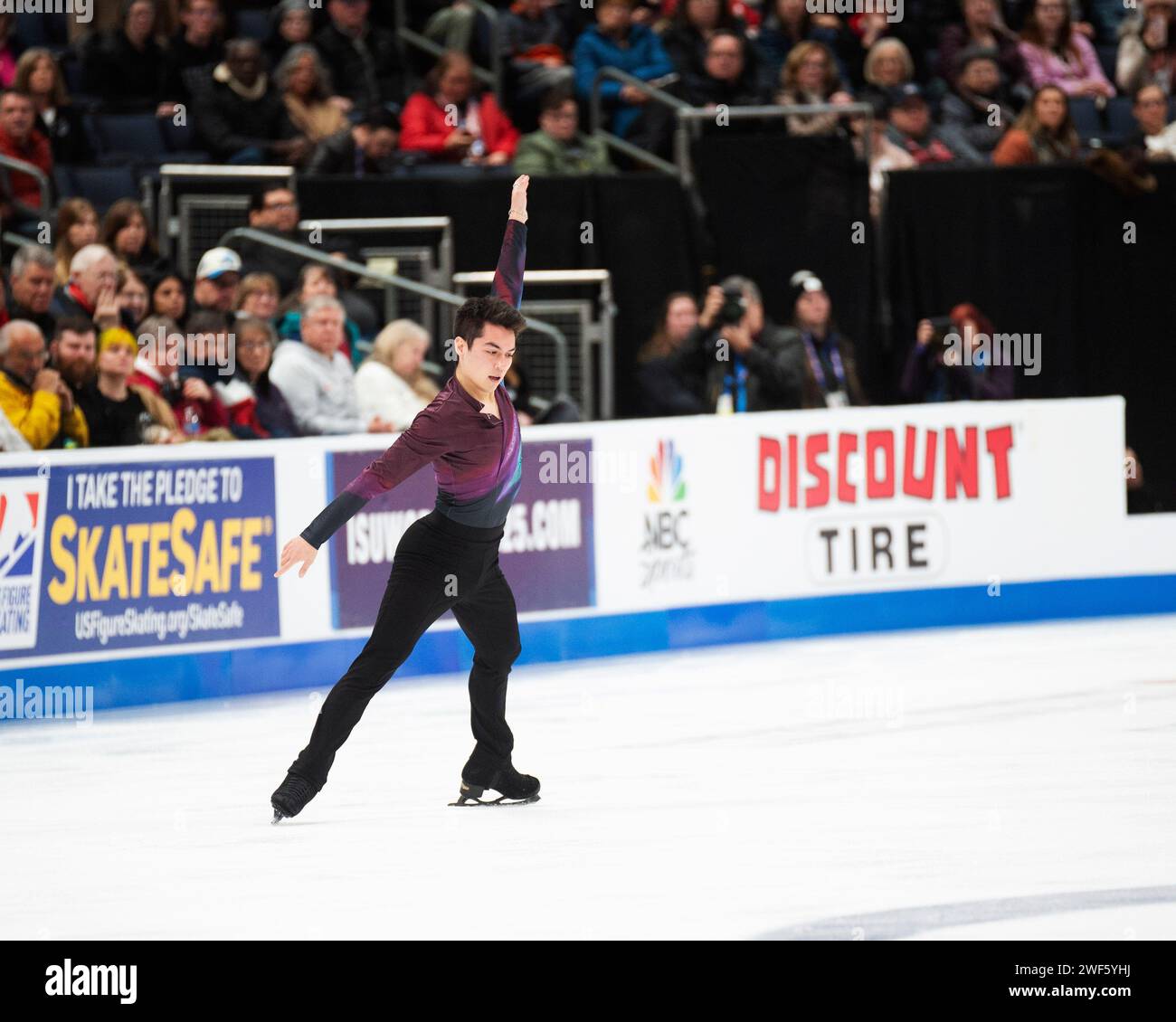 Columbus, Ohio, United States. 28th January, 2024. Camden Pukkinen ...