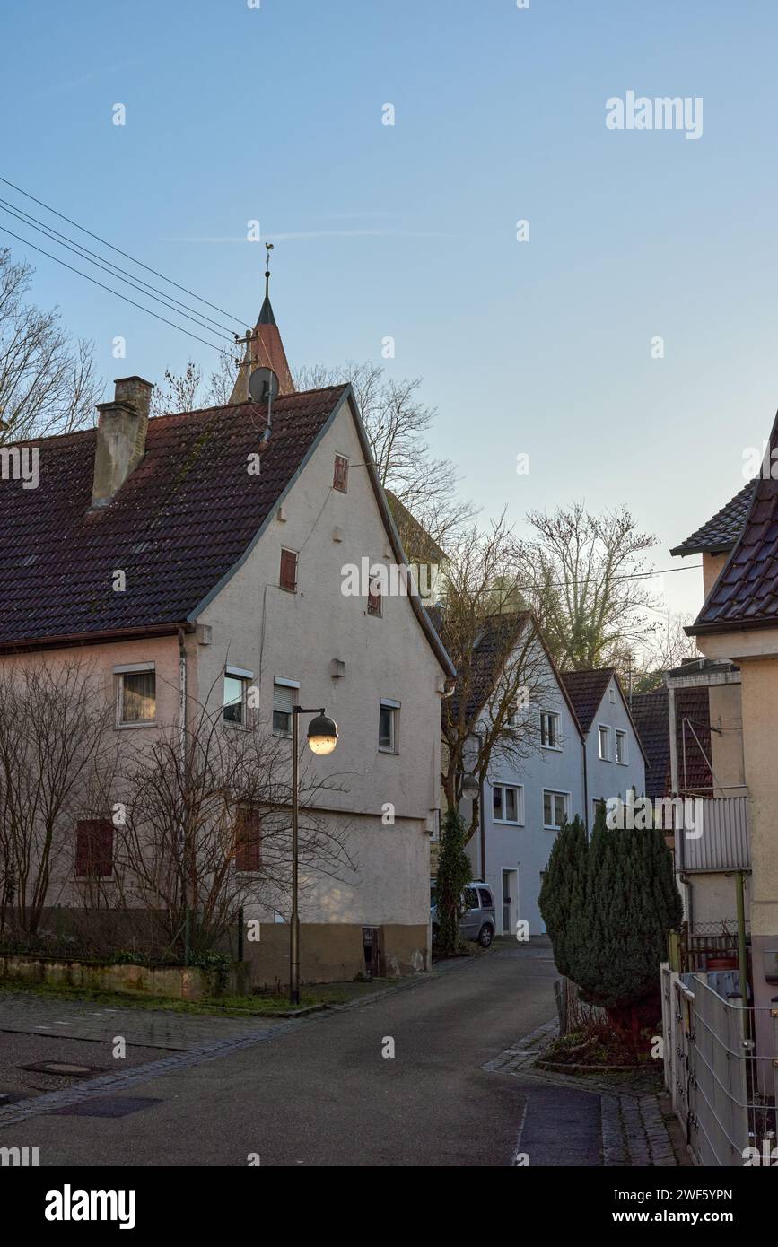 Autumn Charm in Germany. European Streets of a German Town Stock Photo ...