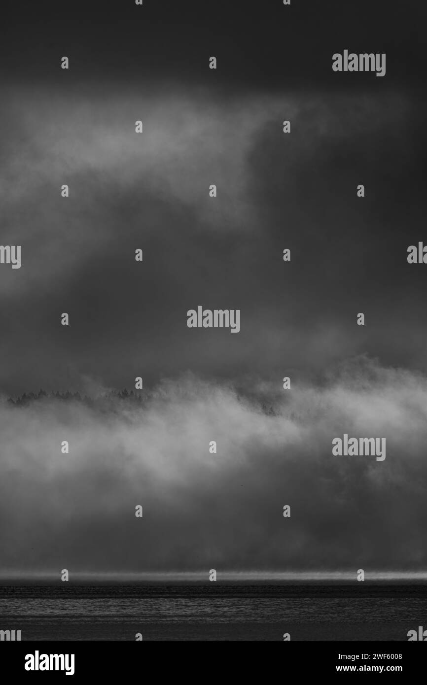 Clouds in Fall over the Puget Sound Stock Photo - Alamy