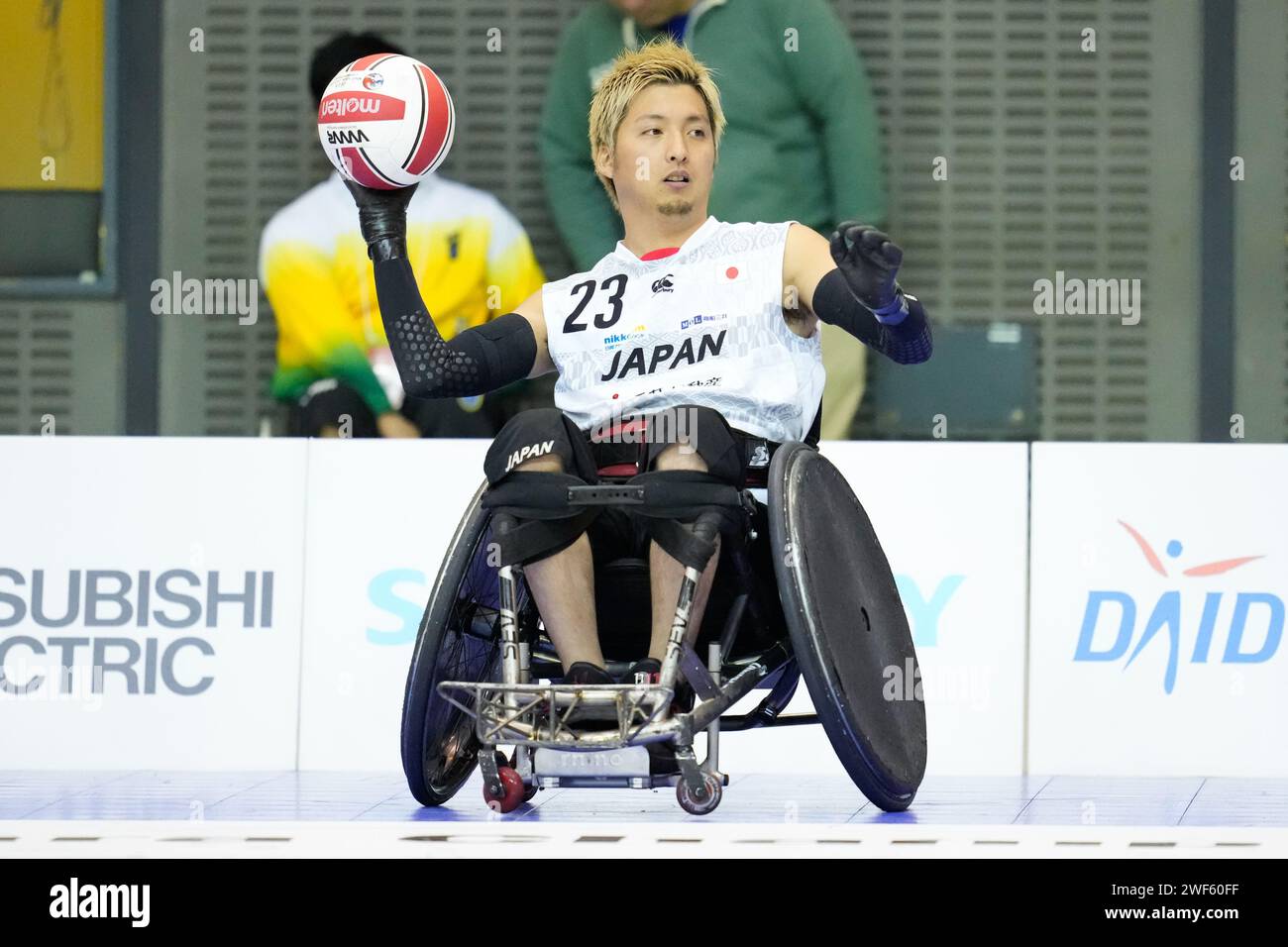 Chiba, Japan. 27th Jan, 2024. Hitoshi Ogawa (JPN) Wheelchair Rugby ...